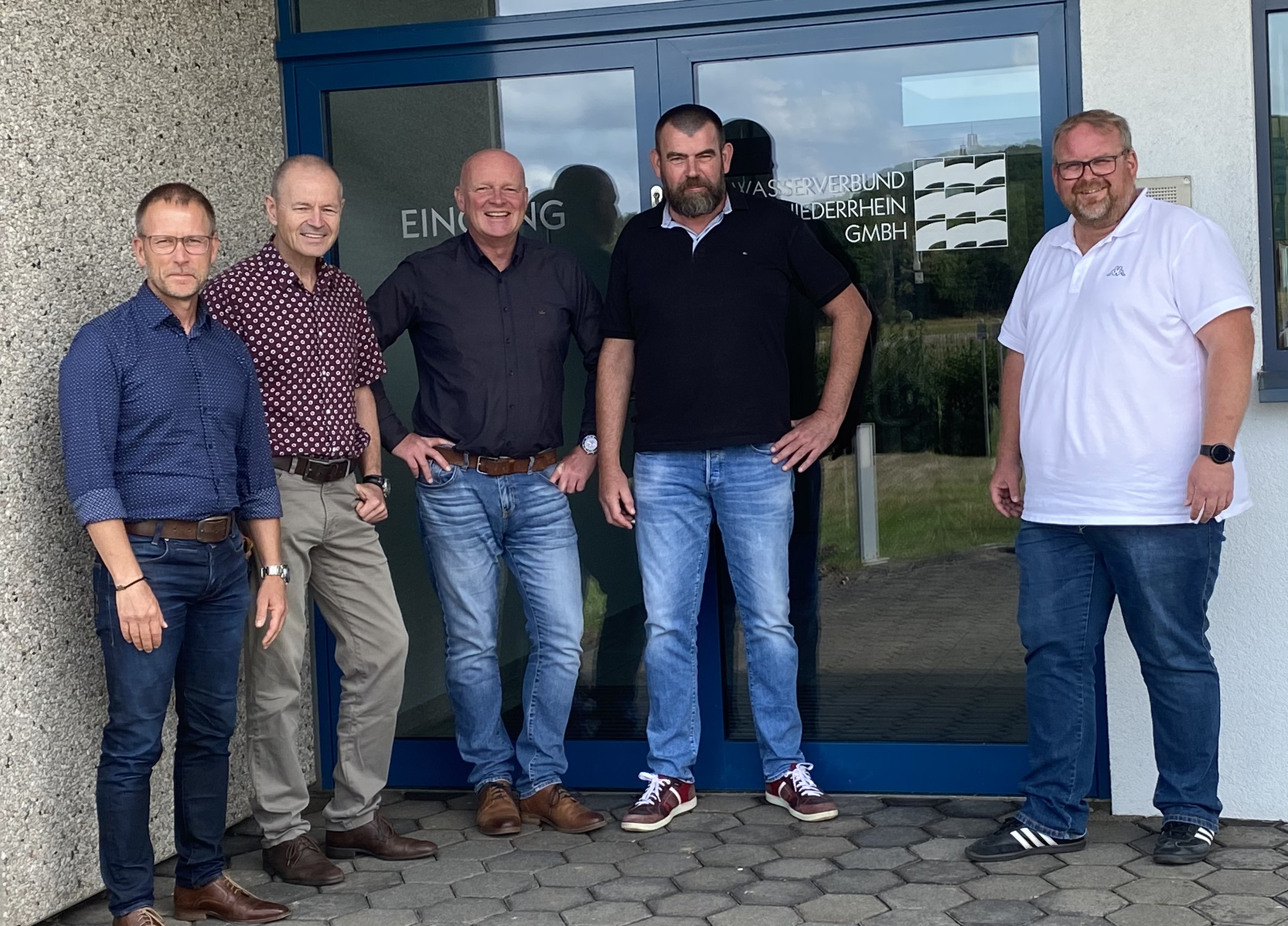 Verwaltungsspitze der Gemeinde Rheurdt informiert sich über ihre Trinkwasserversorgung